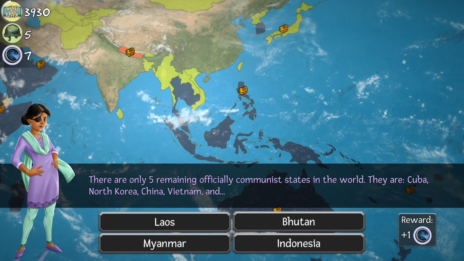 Forgetful Dictator – Conquer the world by learning geography!
